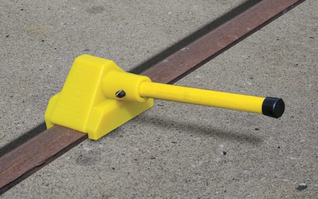 Double Railroad Wheel Chock (Flush Rail) | Aldon®