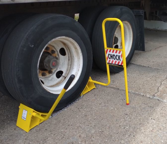 Semi Truck Wheel Chocks & Blocks | Aldon Company, Inc.