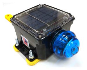 Solar Power Blue Light for Derails | Aldon®