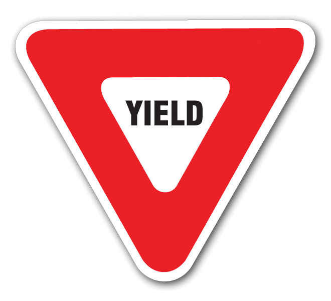 Triangular Yield sign, High intensity | Aldon®