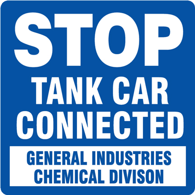 Customized Stop Tank Car Connected (Blue) | Aldon®