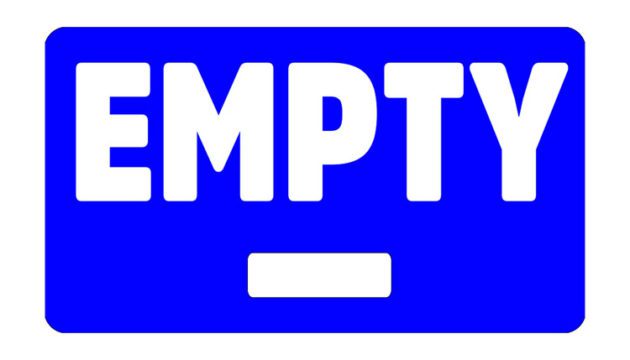 Magnetic Railcar Status Signs "EMPTY" | Aldon®