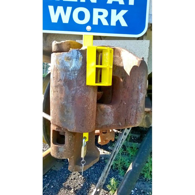 Car Coupler Padlock and Sign Holder | Aldon®