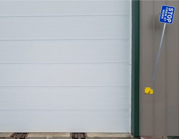 Doorway Barricade Sign Holder | Aldon®