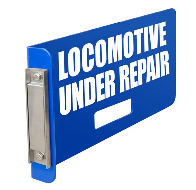 Blue Flag Railroad Safety Signs | Aldon®