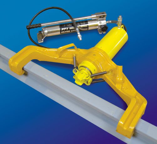 50 Ton Hydraulic Rail Bender | Aldon®