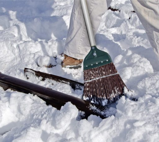 Ice Breaker Aluminum Track and Switch Broom | Aldon®