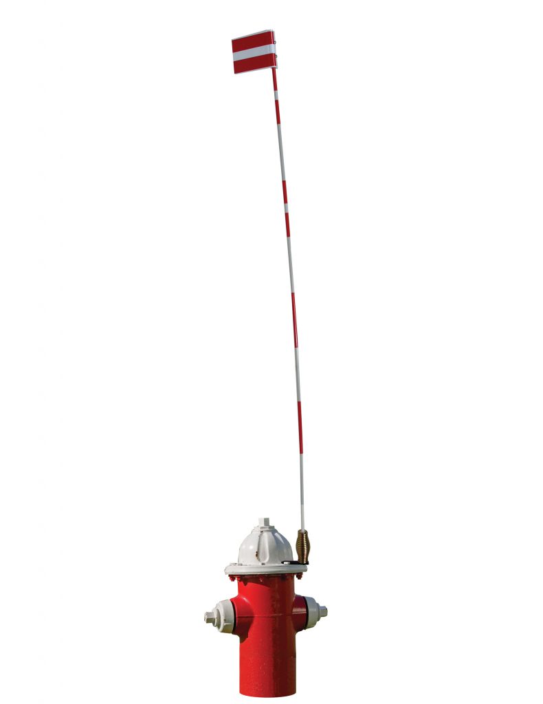 Fire Hydrant Flag & Pole | Aldon®