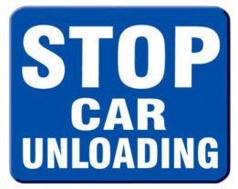 Stop Car Unloading (Blue) | Aldon®