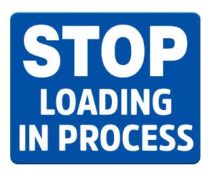 Stop Loading In Process (Blue) | Aldon®