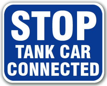 Stop Tank Car Connected (Blue) | Aldon®