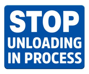 Stop Unloading in Process (Blue) | Aldon®