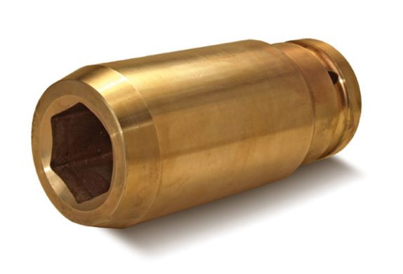 1" Square Drive, Hex Bronze Tank Car Sockets | Aldon®