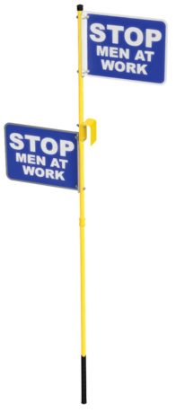 Locomotive Handrail Blue Flag Holder | Aldon®