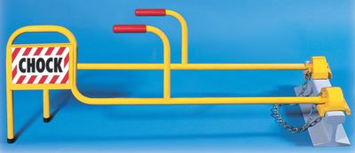 Ergonomic "C-1" Double Chock w/Flag - Flush Rail | Aldon®