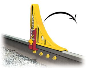 CS-3X Locking Car Stop (Right) | Aldon®