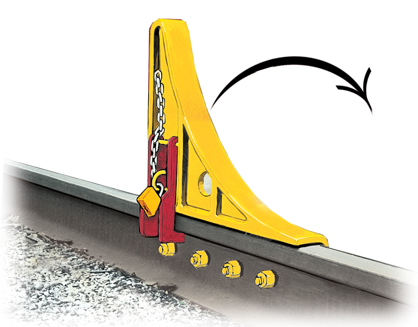 CS-3X Locking Car Stop (Right) | Aldon®
