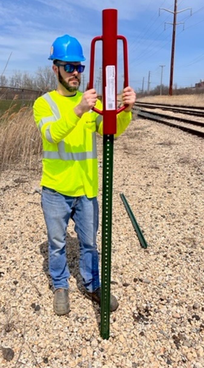 10 FT. Steel Sign Pole | Aldon®