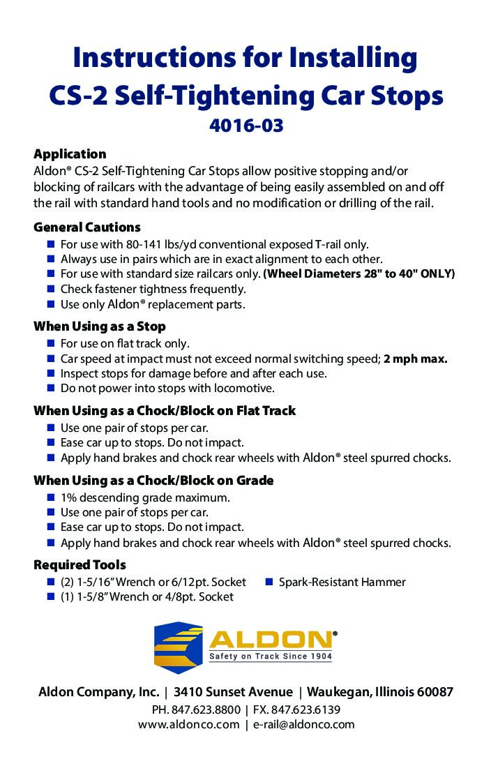 Downloadable Product and Safety Resources | Aldon®