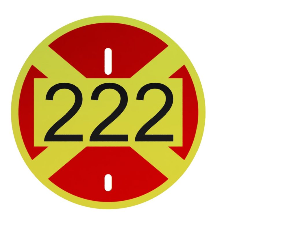 10" Crossover Hand Throw Switch Target, UPRR STD DWG 2100 | Aldon®