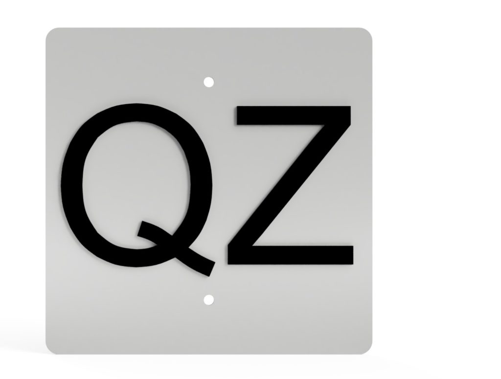 Quiet Zone Marker Sign, UPRR STD DWG 0544 | Aldon®