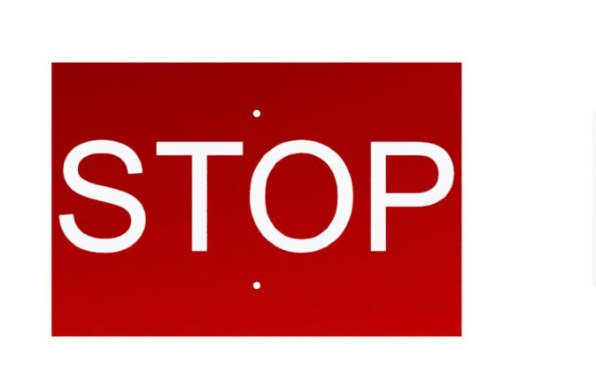 Rectangular Stop Sign, UPRR STD DWG 0536 | Aldon®