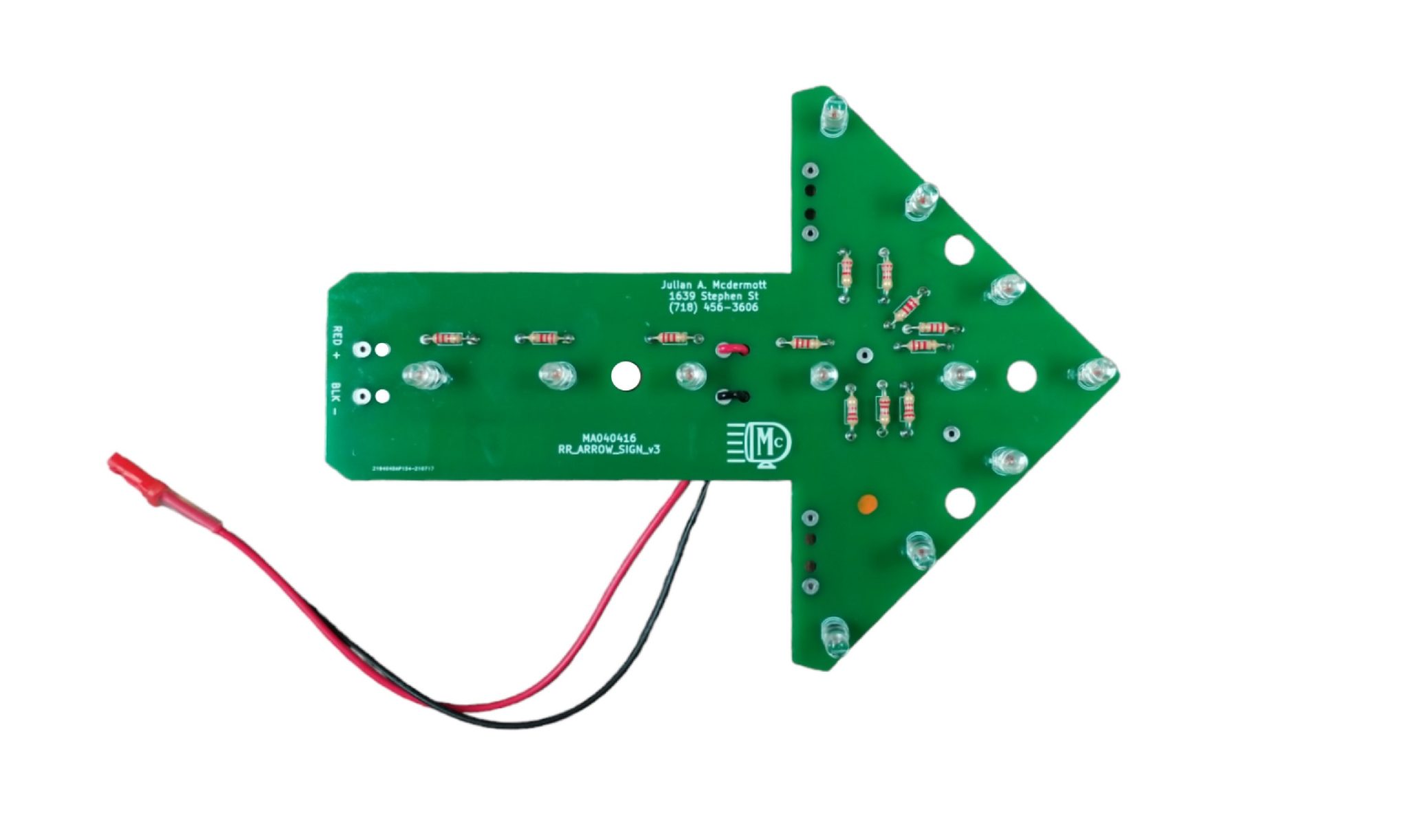 Yellow LED Arrow for Illuminated Switch Cubes | Aldon®