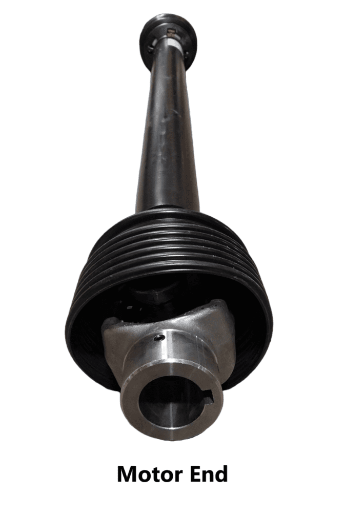 Complete Drive Shaft (48"- 80-1/2") Single Keyway | Aldon®