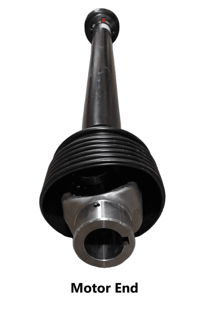 Complete Drive Shaft (48"- 80-1/2") Single Keyway | Aldon®