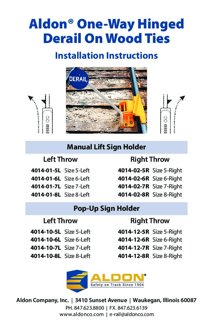 Downloadable Product and Safety Resources | Aldon®