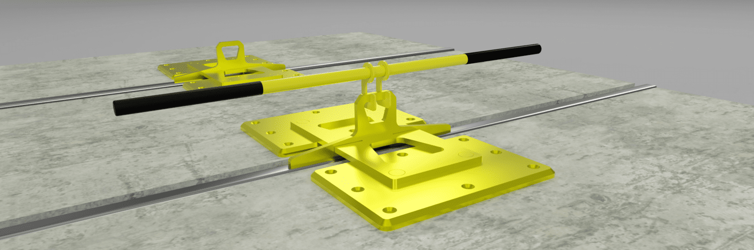 Flush Rail Car Stop Carrying Pole | Aldon®