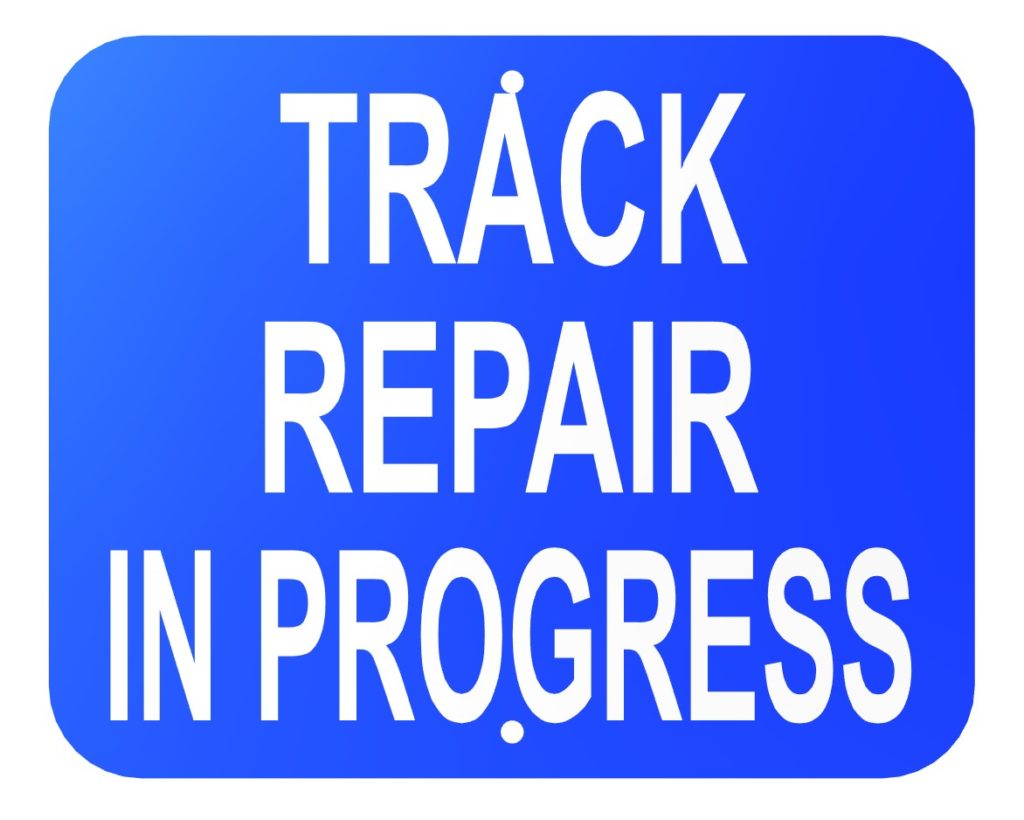 Blue Flag Railroad Safety Signs | Aldon Company, Inc.