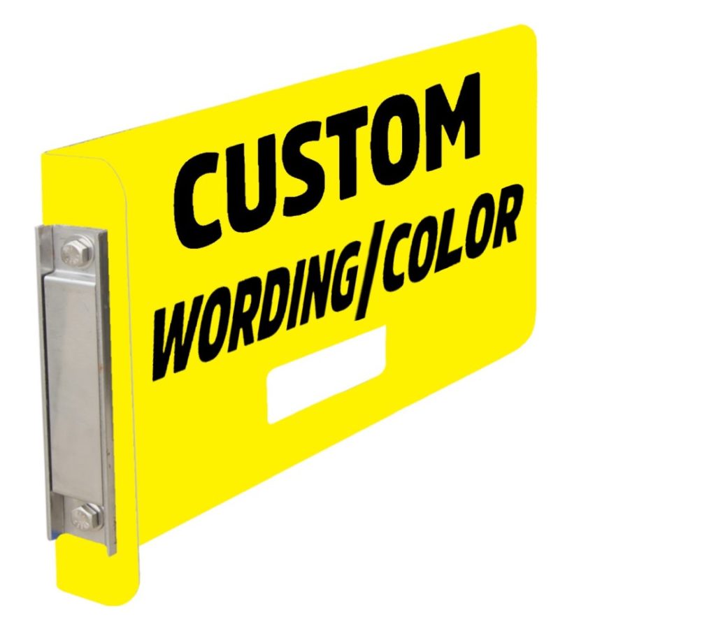Customized Magnetic Railcar Status Sign | Aldon®