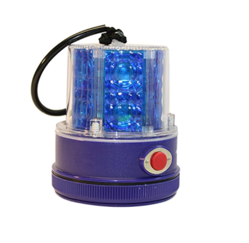 Revolving Safety/Warning Light - Blue LED | Aldon®