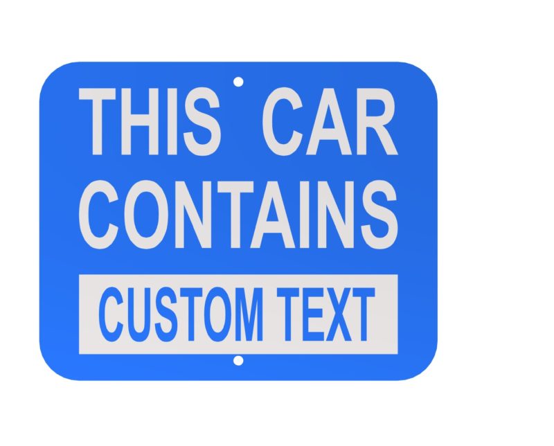 Blue Flag Railroad Safety Signs | Aldon®